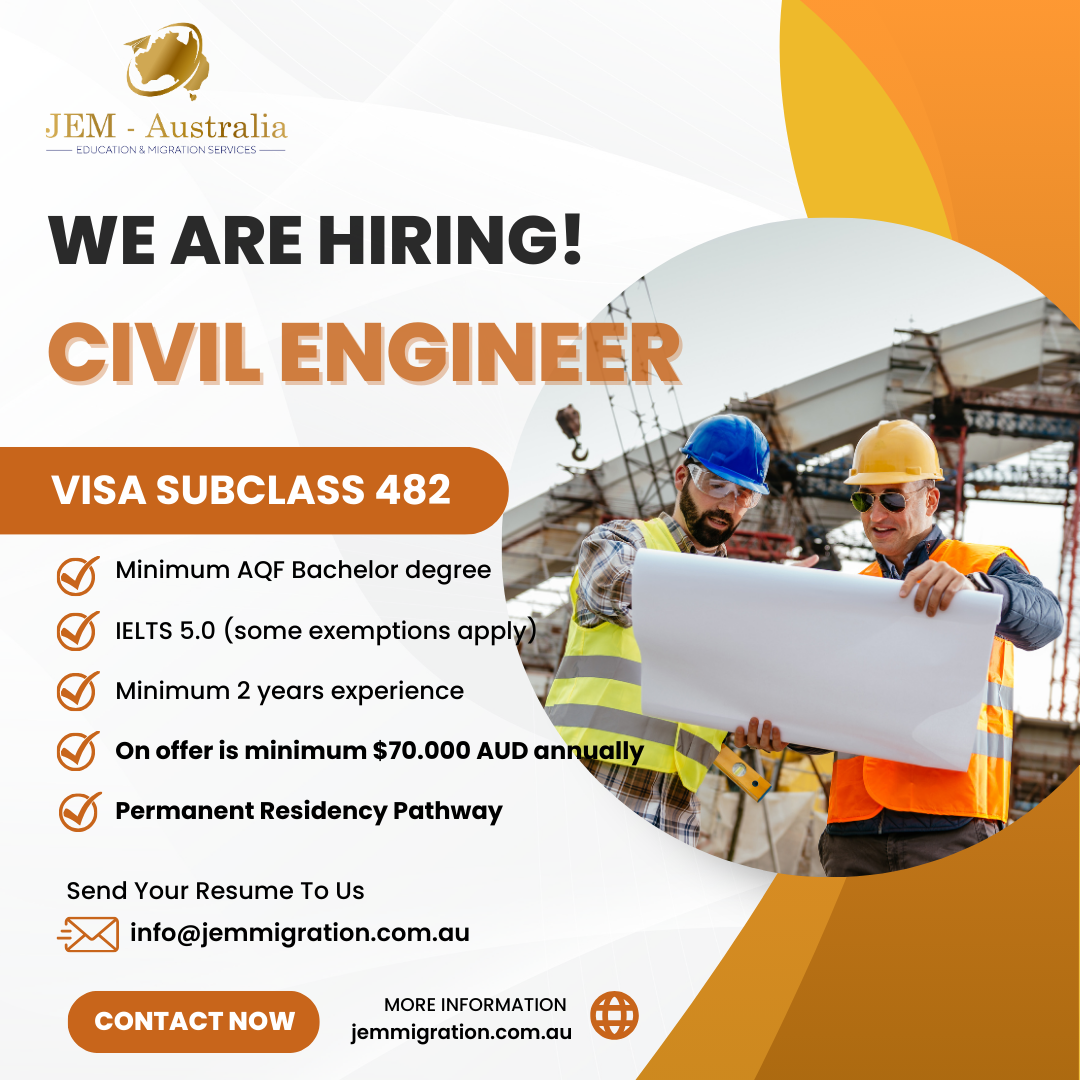 CIVIL ENGINEER – Employment Opportunities With Attractive Salary in ...